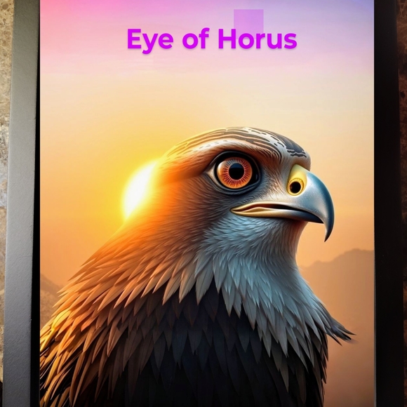 Wall Decor | Eye Of Horus Art Print In A Glass Front Frame 8x1 | Poshmark